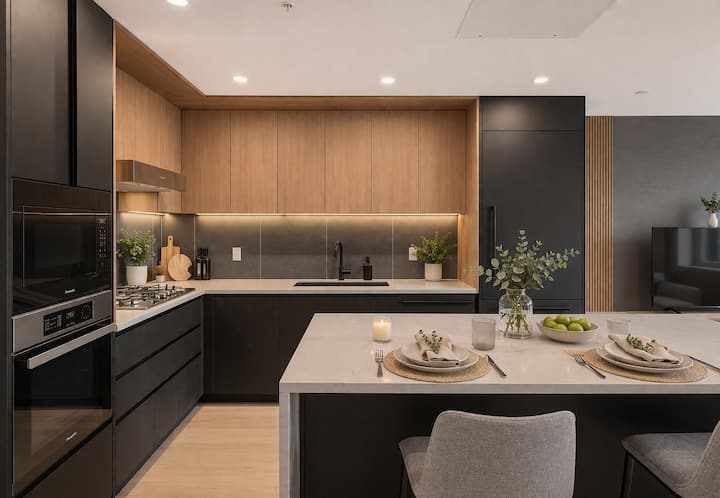 Urban Sleek Retreat|3b3b|rooftop|12 Min To Dt&yvr - Vancouver