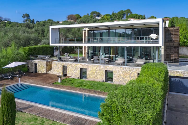 Villa 6 Suites Piscine Hammam Proche Cannes - Valbonne