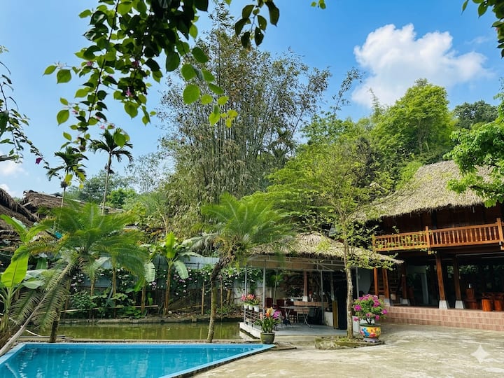 Traditional Stilt House - Mountain View & Retreat - Provincia di Ha Giang