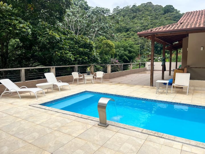 Casa Com Piscina Aquecida Nas Montanhas Capixabas - Domingos Martins