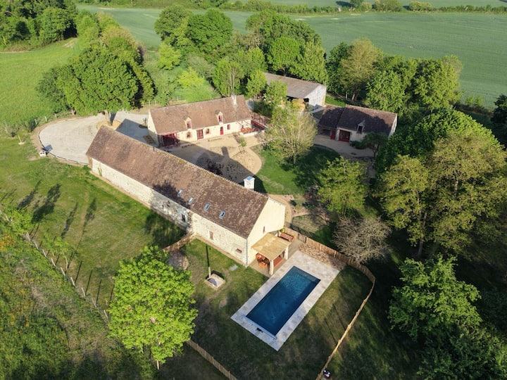 Maison De Charme Dans Le Perche. Piscine Spa. 28p - Bellême