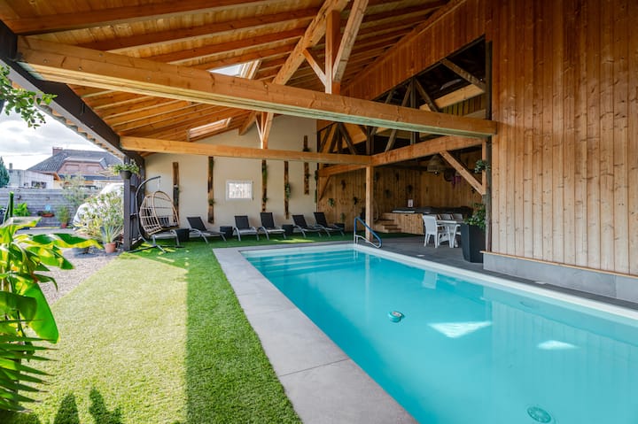 Gîte Kymsourit - Piscine,spa,sauna - Benfeld