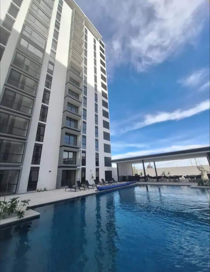 Shabat Departamento Con Alberca, A 5 Min. Del Tsm - Torreón
