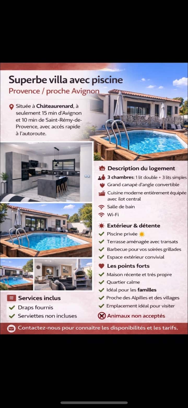 Location De Maison - Gare TGV - Avignon