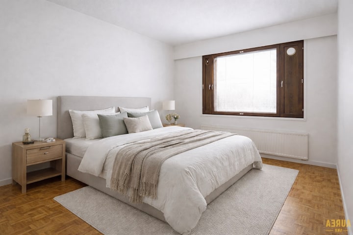 Rivitalon Päätykaksio Rauhallisella Sijainnilla - 오울루