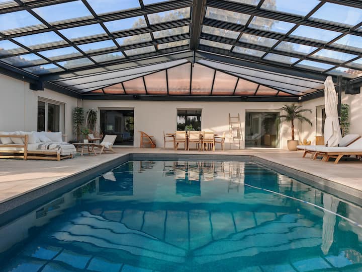 The Atrium House - Piscine & Spa - Lattes
