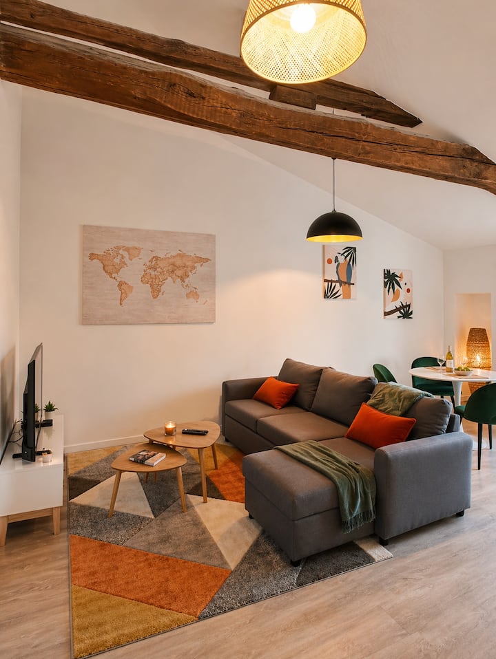 Loft Lumineux Avec Charme • Centre Villandraut - Sauternes