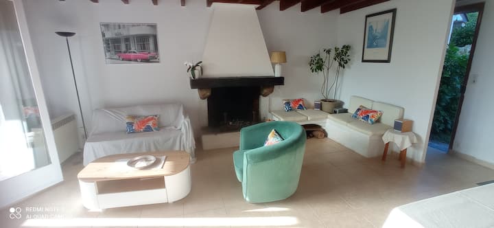 Agréable Maison Sur Terrain Arboré, 8' De La Plage - Guérande