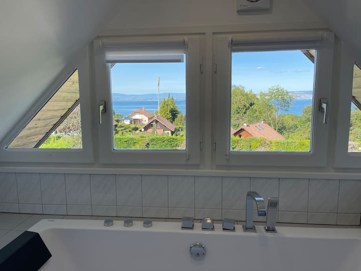 Appartement Lumineux, Calme Et Cosy à L’étage - Évian-les-Bains