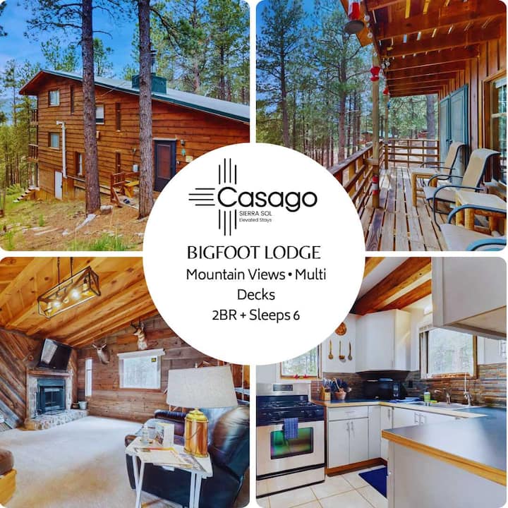 Bigfoot Lodge - Mountain Views & Multiple Decks - Cimarron Canyon State Park, Eagle Nest