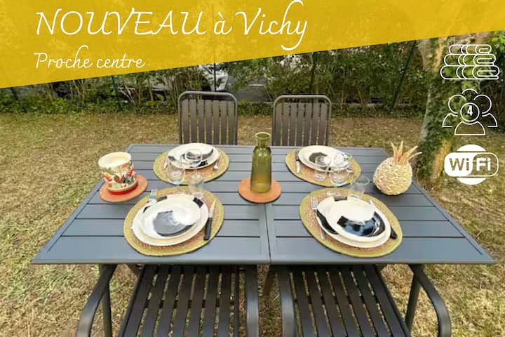 2 Chambres • Jardin Privé • Proche Centre - Allier