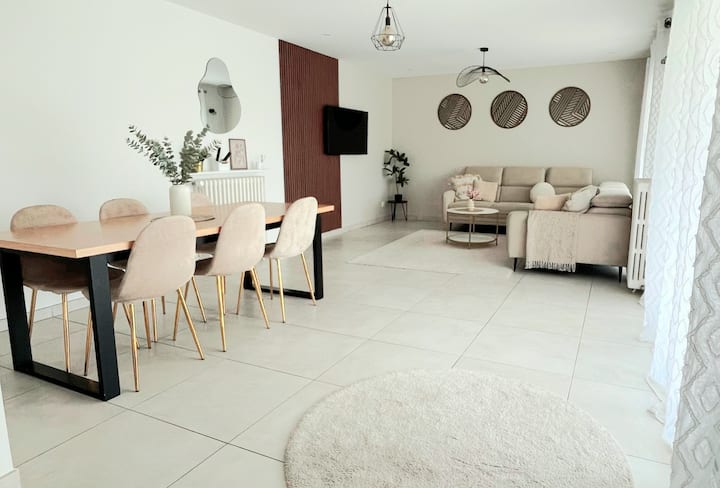 Maison Bohème Chic Avec Extérieur - Cœur D'auxerre - Auxerre