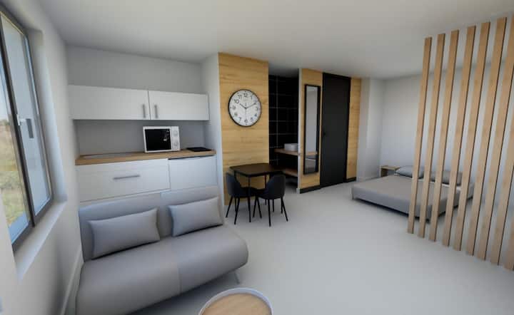 Studio Cosy Centre-ville – Gare à 2 Min - Le Mans