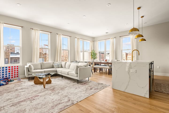 Luxury 3br W/ Rooftop + Easy Nyc Access + Airport - Jersey City, NJ