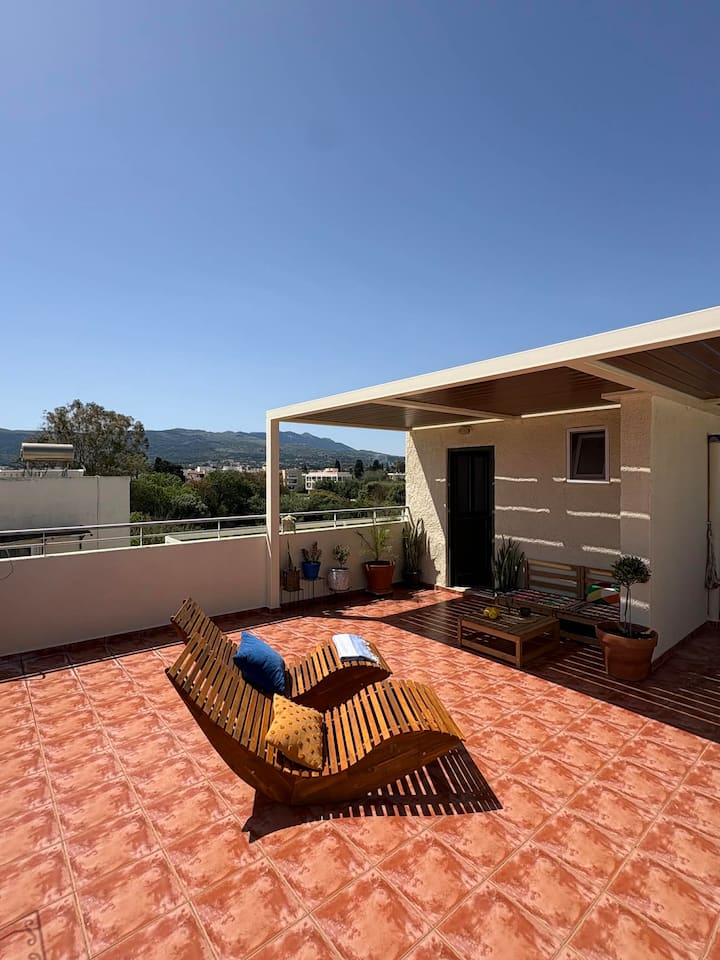 Private Rooftop Studio W Huge Terrace For Chilling - Kos