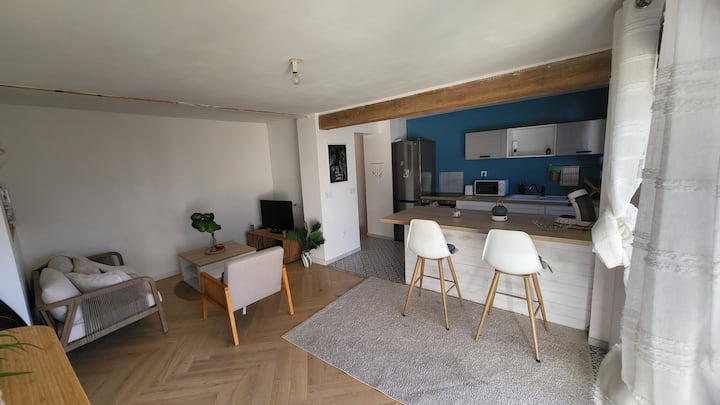 T2 Cosy Idéal Couple – 24h Du Mans – Centre Ville - Sarthe