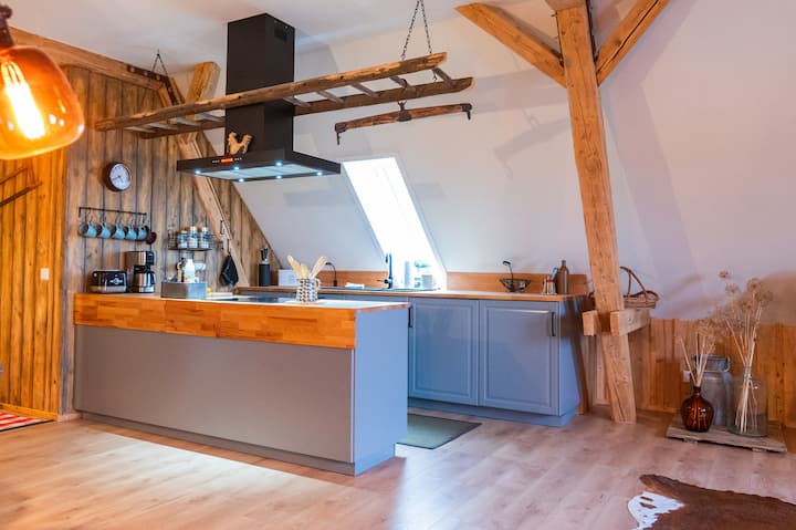 Einzigartige Scheunenwohnung Im Zittauer Gebirge - Olbersdorf