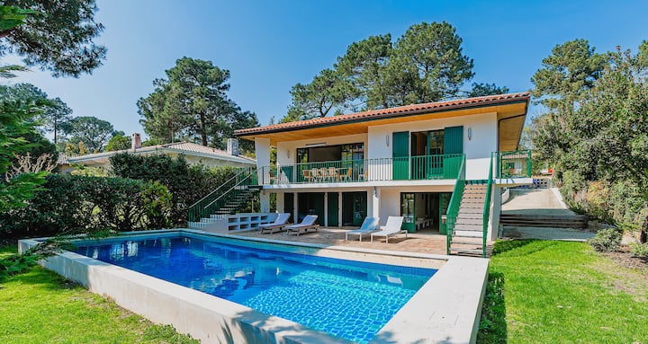 Pereire Magnifique Villa 6 Chambres Clim Piscine - Arcachon