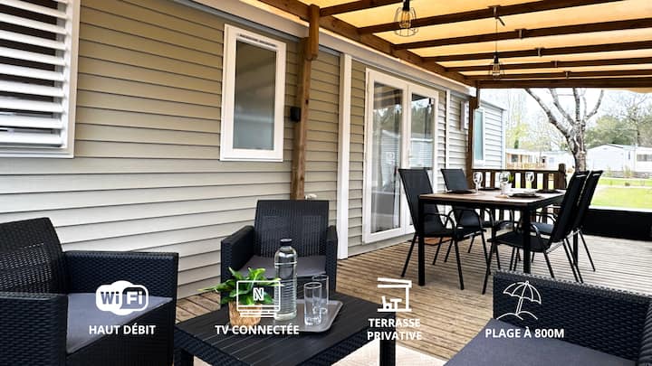 Mobile-home Capbreton - Plage à 800m - Pays basque français
