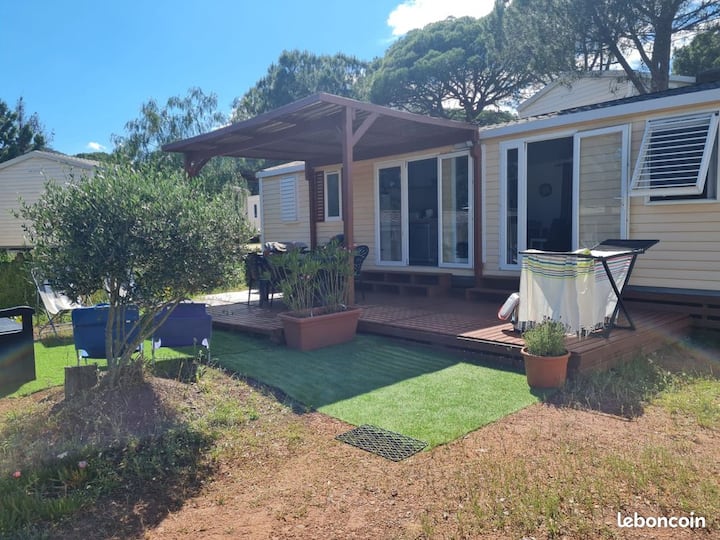 Mobil Home Familiale Dans Camping 5* - Vidauban