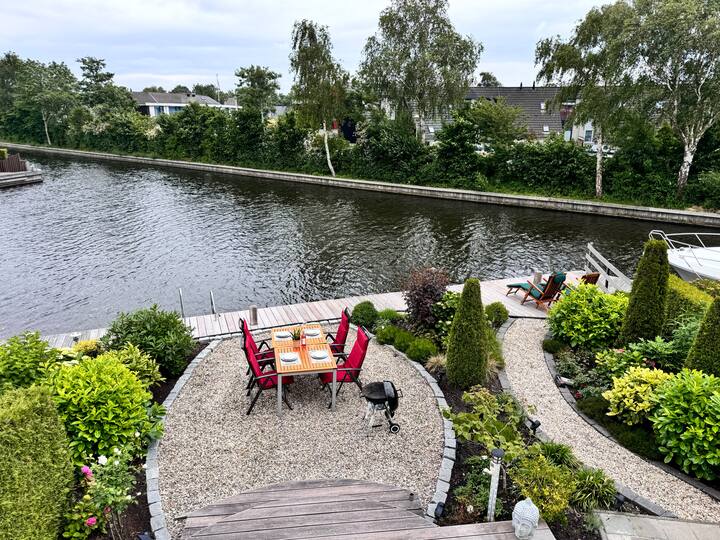 Ferienhaus Schöner Garten Am Wasser Hbw 118 - Lemmer
