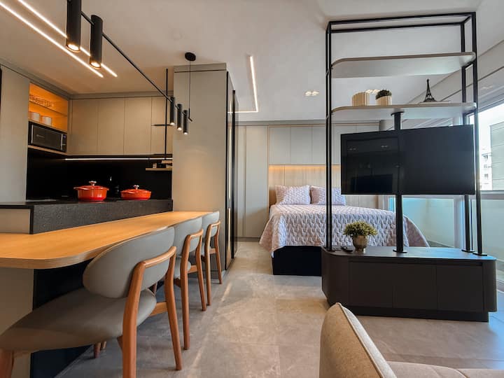 Nice Studio | Style And Comfort Downtown - Criciúma