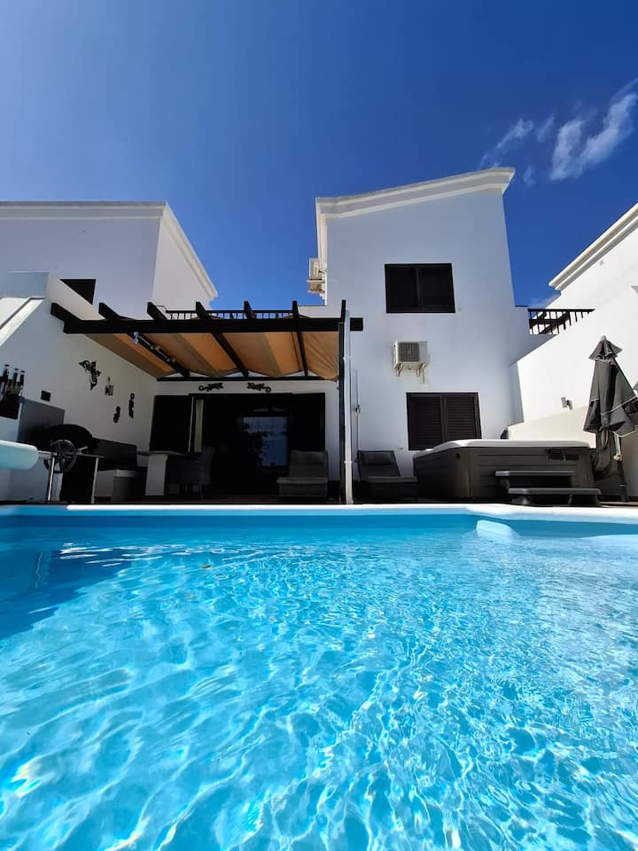 Casa Pedro Heated Pool Jacuzzi Ac Close To Marina - Playa Blanca