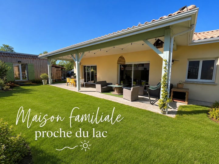 Nouveau ! Maison Familiale Au Lac De Lacanau - Lacanau