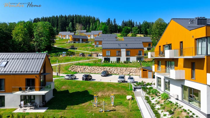 Domek Mokka Dwupoziomowy Z Balkonem I Klimą - Karpacz