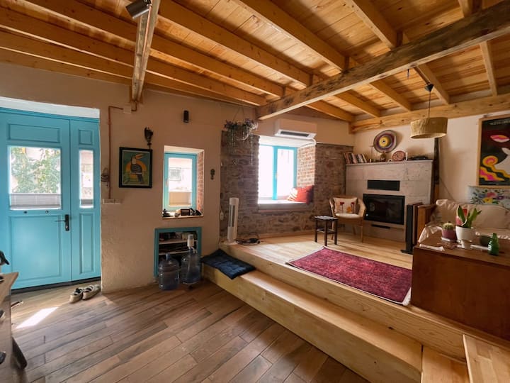 Traditional Greek Stone House 2br Ayvalik - Ayvalık