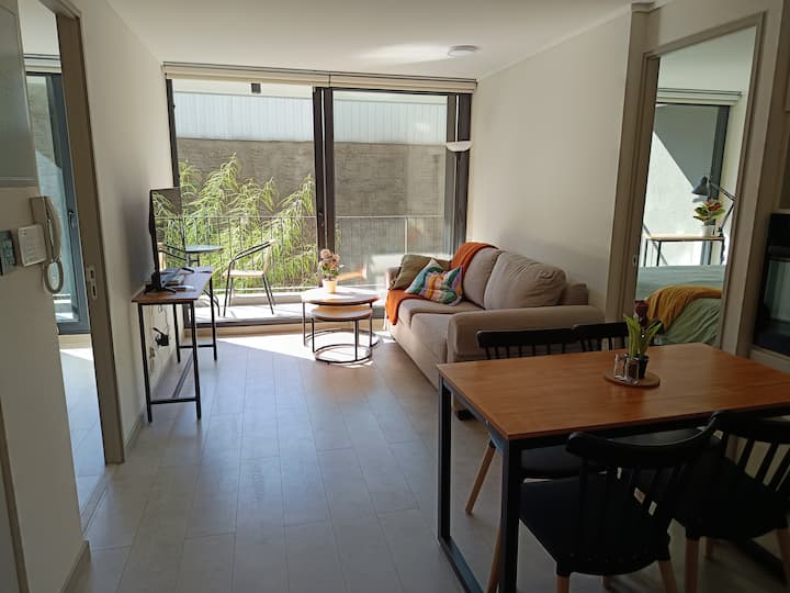 Depto. Nuevo 2d2b ÑUñoa, Estacionamiento Wifi 5 Px - Ñuñoa