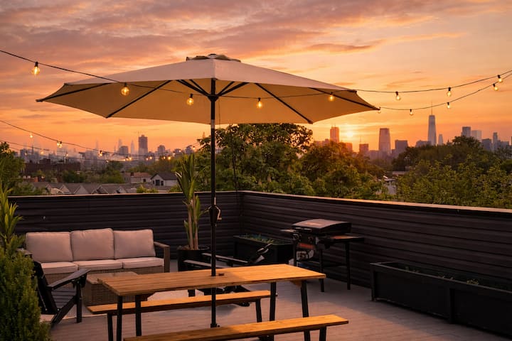 Nyc Skyline Views| 3br Near Nyc| Private Rooftop - Hoboken, NJ