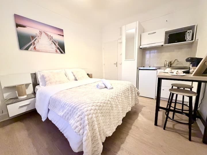 Chambre "Horizon" Cosy-maison, Sdb Partagée - Mantes-la-Jolie