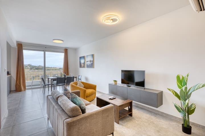 Modern 2 Bedroom Apartment, Valley Views Karp1-4 - 馬爾他