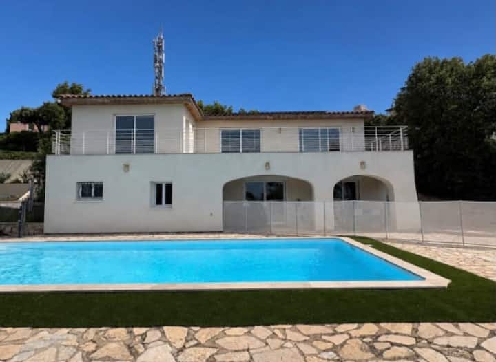 Bas De Villa 3 Chambres - Piscine - Vue Mer Jardin - Roquebrune-sur-Argens