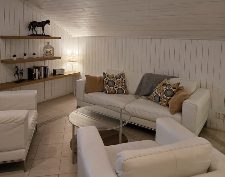 Moderni Asunto Vanhan Hevostallin Vintillä - Kaarina