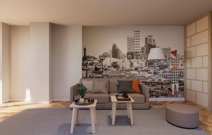 New Spacious And Charming Hotel-style Apartment - Madrid