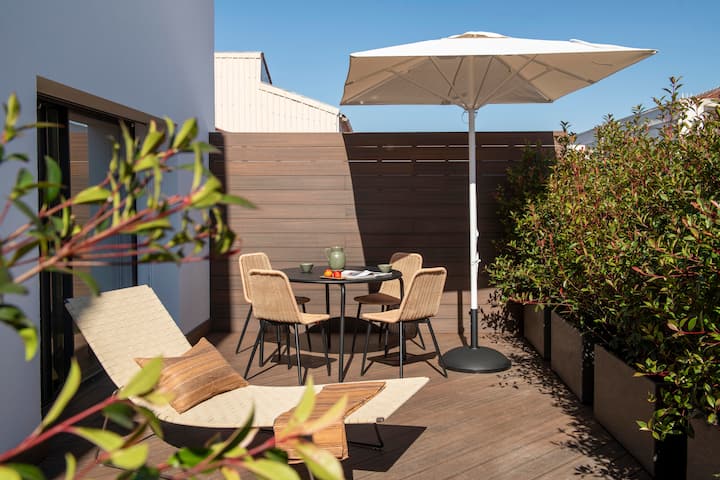 New Penthouse Boutique Apartment With Xl Terrace - Madrid