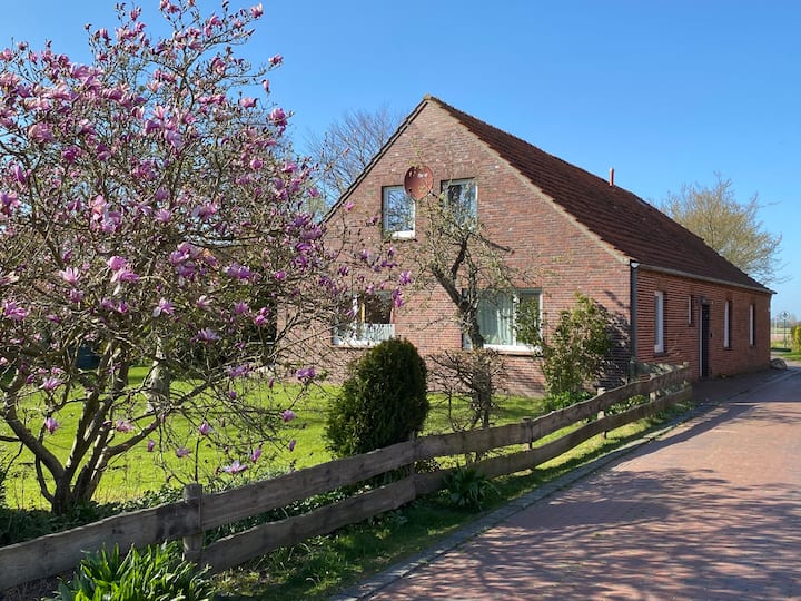Gemütliches Ferienhaus, Großer Garten Ostfriesland - Werdum