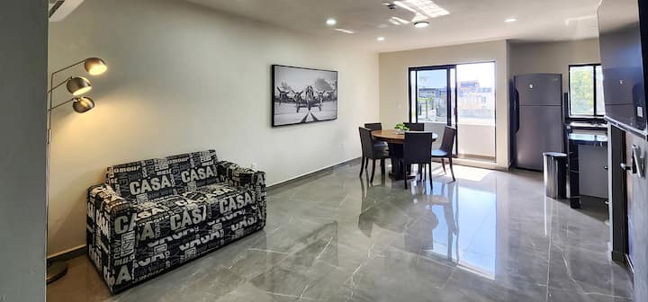 Depa Universidad#6/nuevo+equipado+ac+2 Hab+2 Baños - Mexico