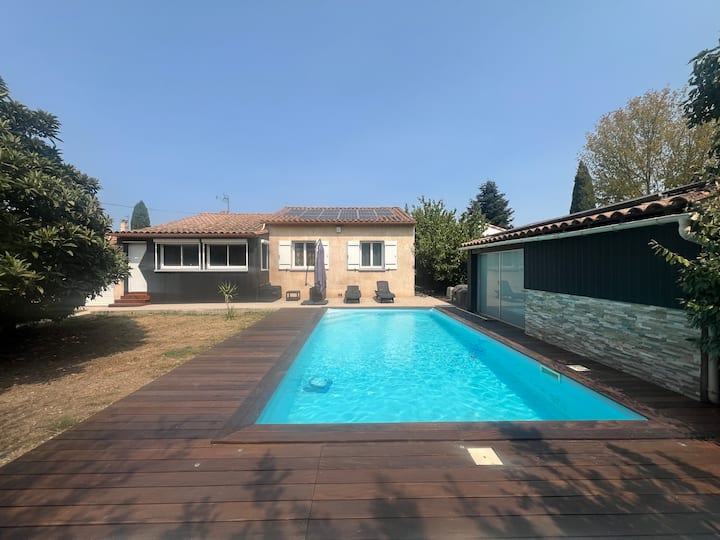 Villa Avec Piscine, Calme, Proche Mer Et Lac - Aniane
