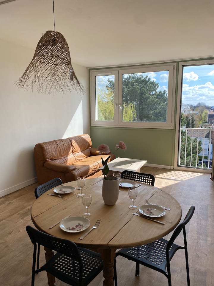 Appart Lumineux Face Au Métro/4 Personnes - Lambersart