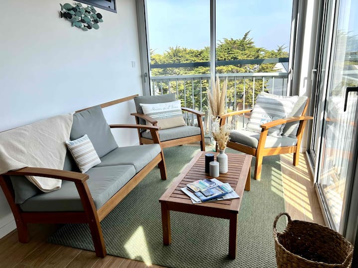 «Ty Océan» -4p – Aperçu Mer - Parking -Wifi - Plage de Quiberon