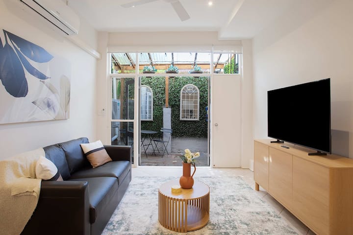 Peaceful Surry Hills Terrace + Equipped Office - Moore Park