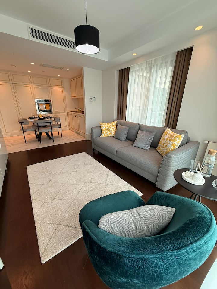 Modern And Cozy 1+1 Apartment/parking+pool+gym - İstanbul
