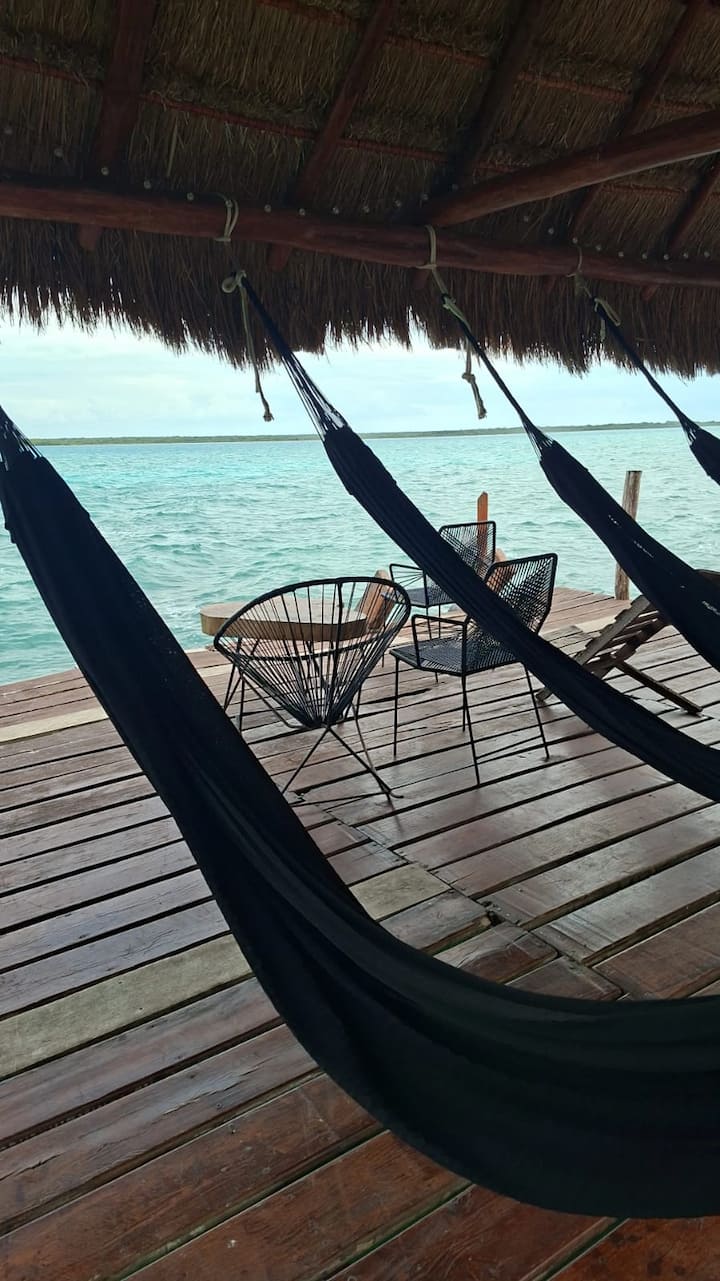 Rooftop Con 2 Suites En La Laguna - Bacalar