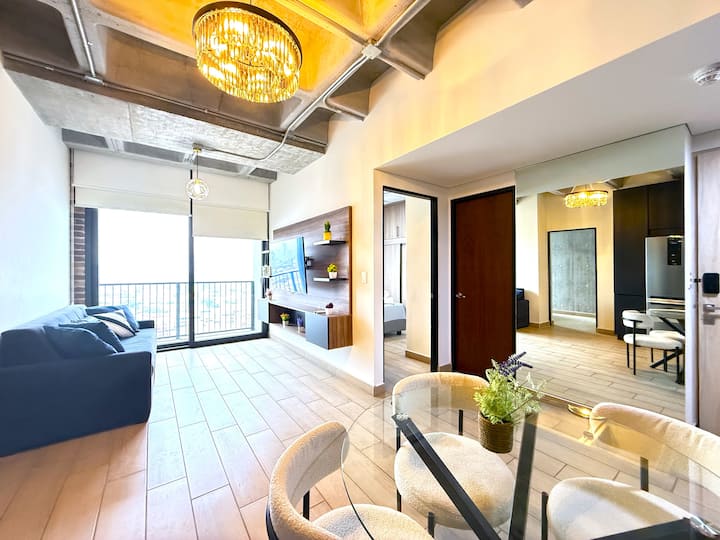 Amazing 2 Bedroom Apt20 W/pool + Free Parking +Gym - Monterrey