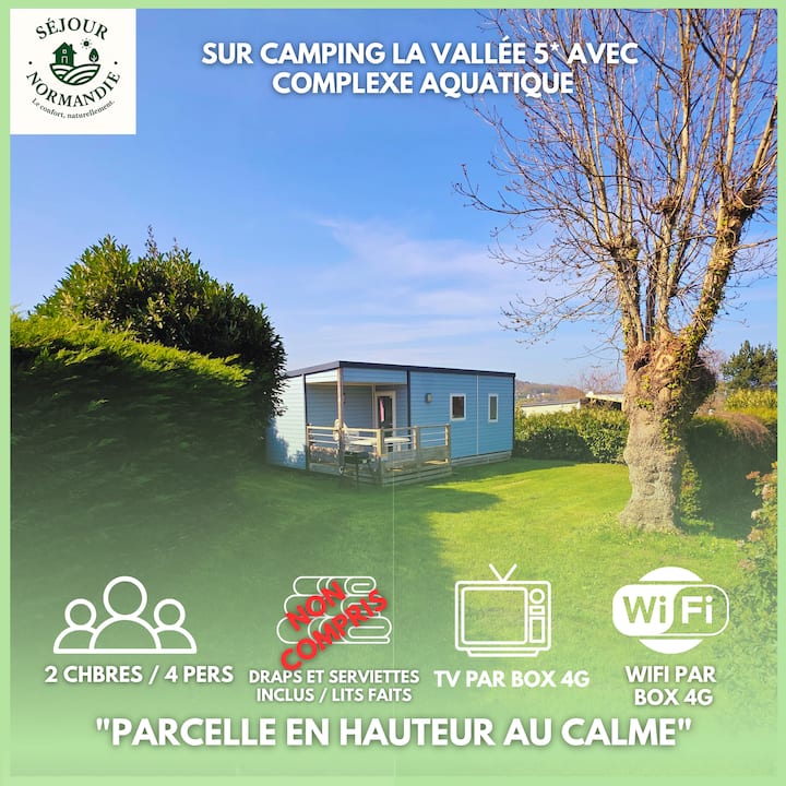 Joli Mh 2 Chbres 4 Pers Camping 5* Au Calme - Houlgate