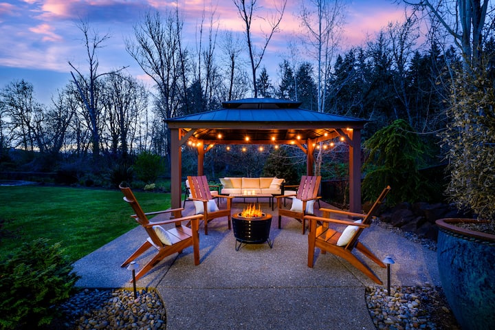 Wine Country Retreat | Jacuzzi, Fire Pit & Views - McMinnville, OR