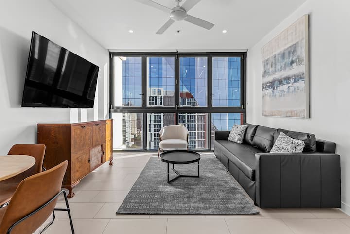 Central 1br Apt Near James St W/pool-gym-parking! - Brisbane